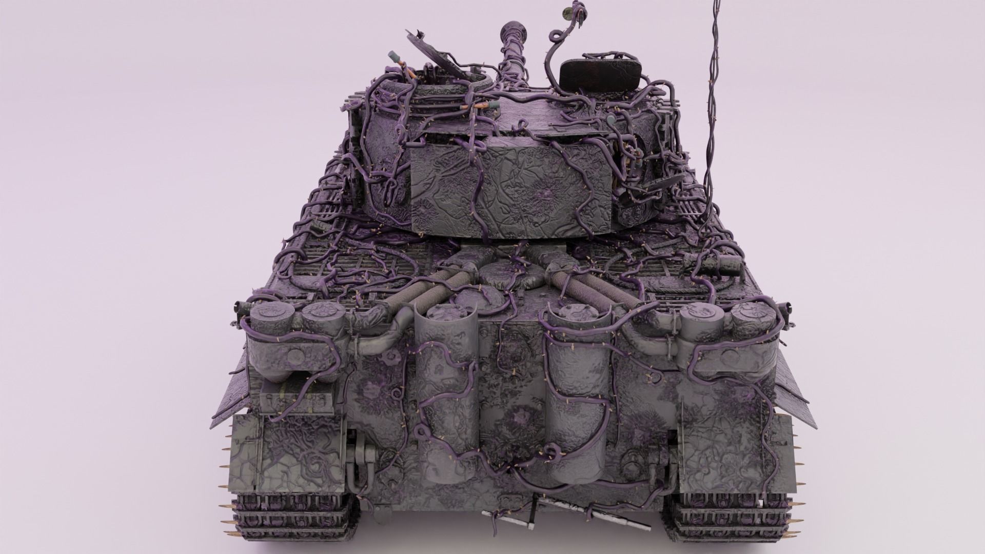 Demonic Heavy Tank free 3D model rigged | CGTrader