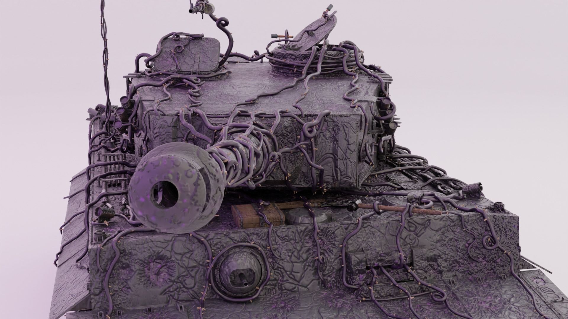 Demonic Heavy Tank free 3D model rigged | CGTrader