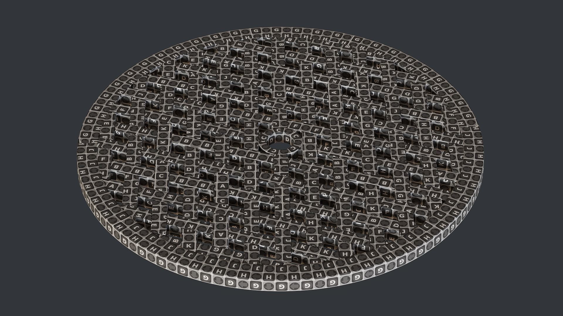 Bronze Lazy Susan 3D model | CGTrader