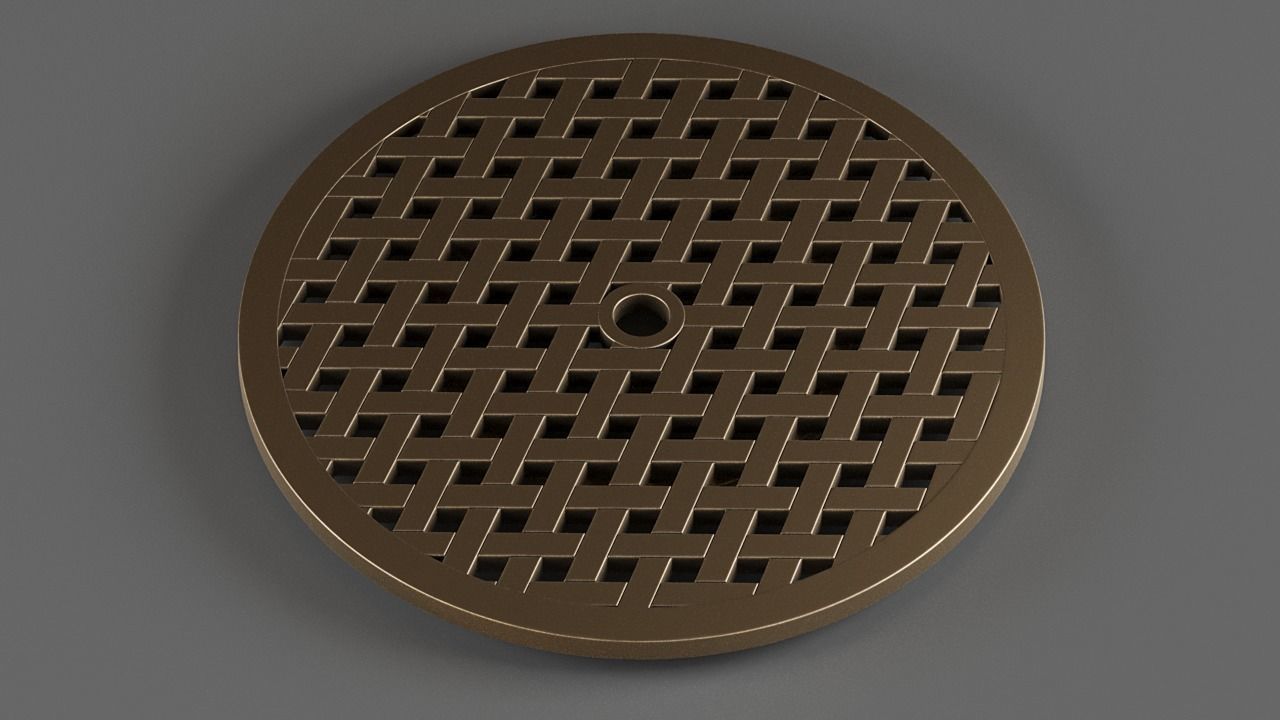 Bronze Lazy Susan 3D model | CGTrader