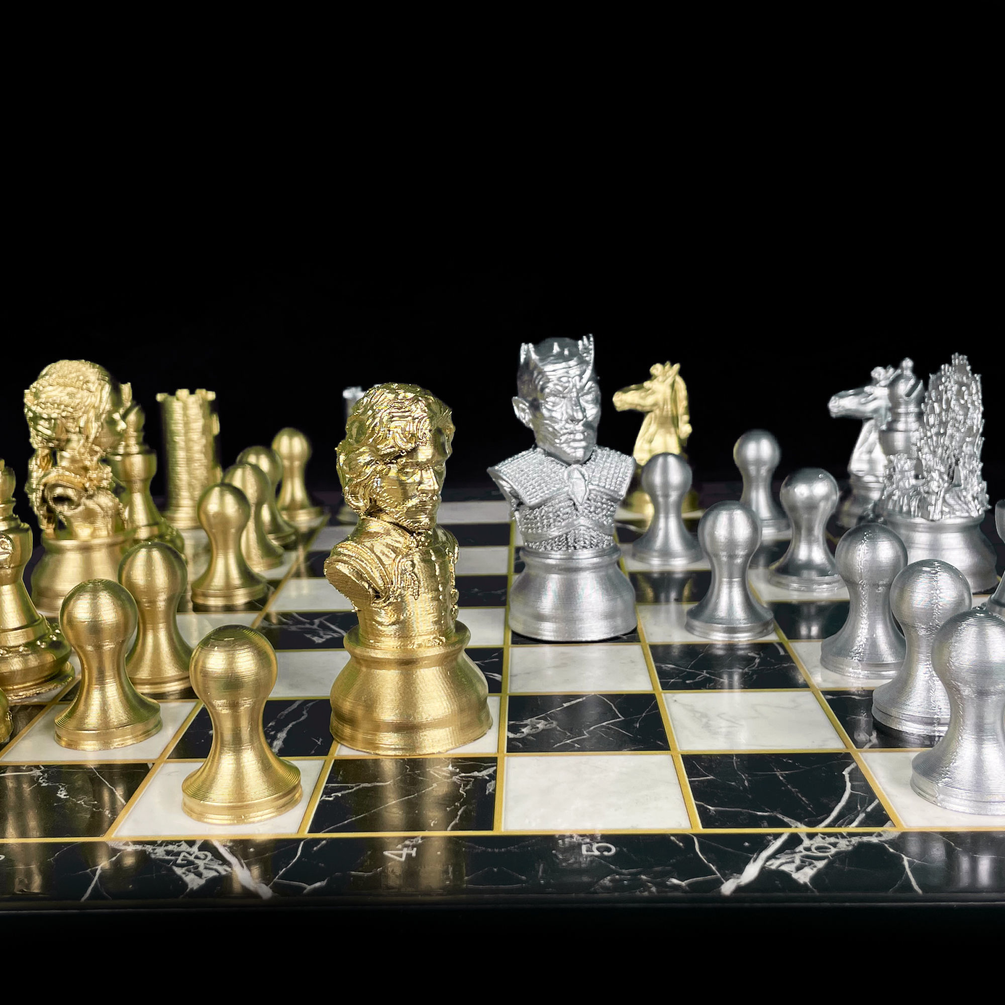 Game Of Thrones Characters Chess Set 3D model 3D printable | CGTrader