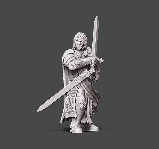 Knight - 35 mm scale 3D model 3D printable | CGTrader