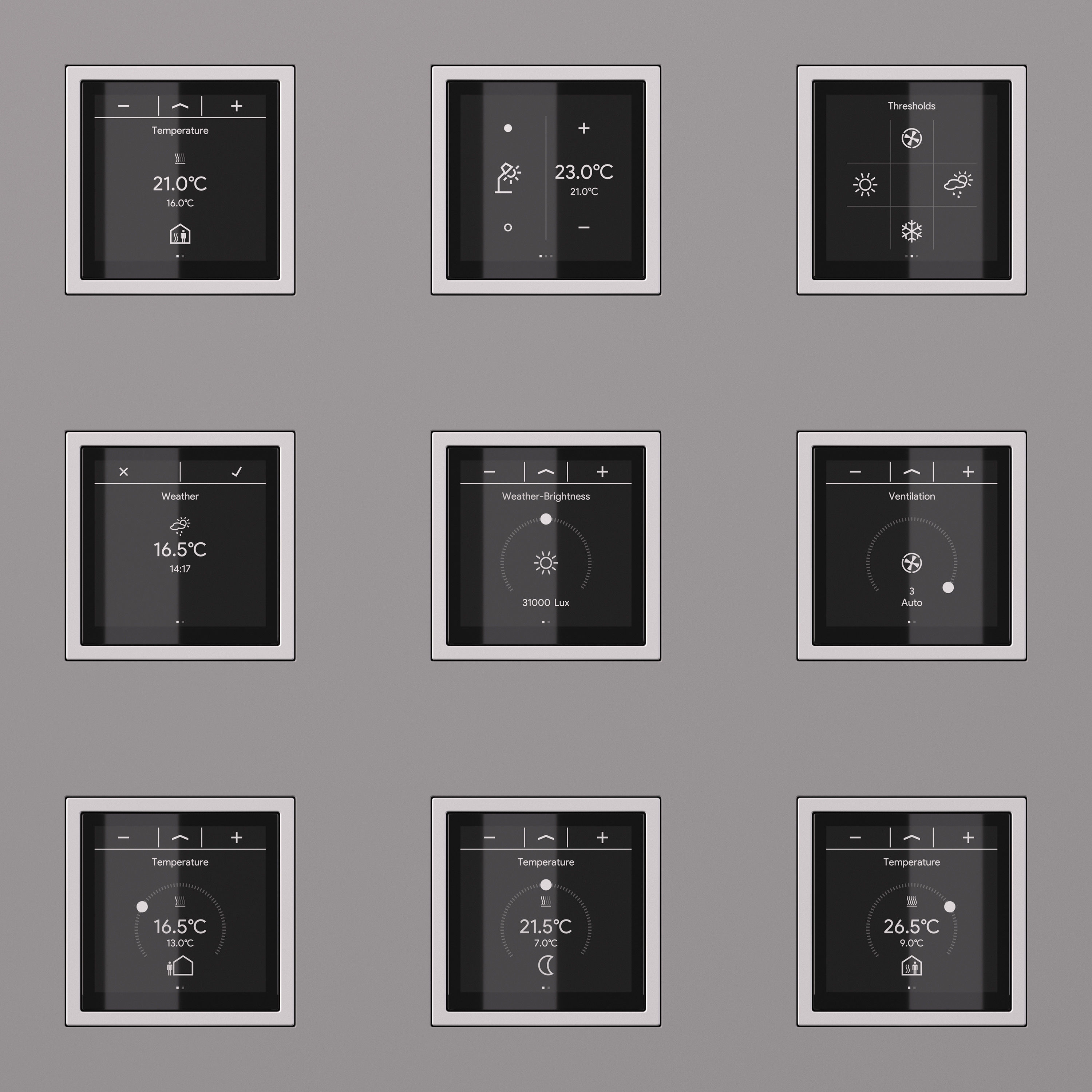 Jung LS ZERO LS Touch - the smart KNX kit 54 items 3D model | CGTrader