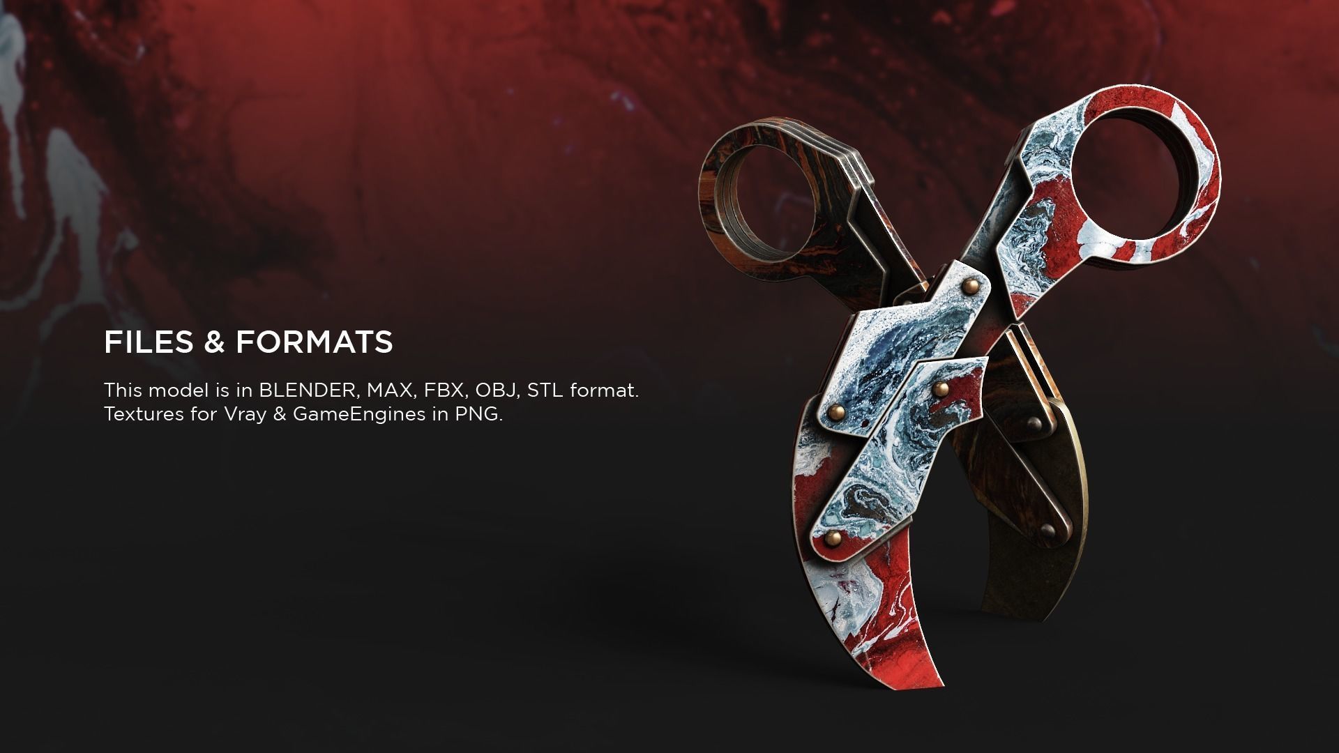 Claw Knife 3D model | CGTrader