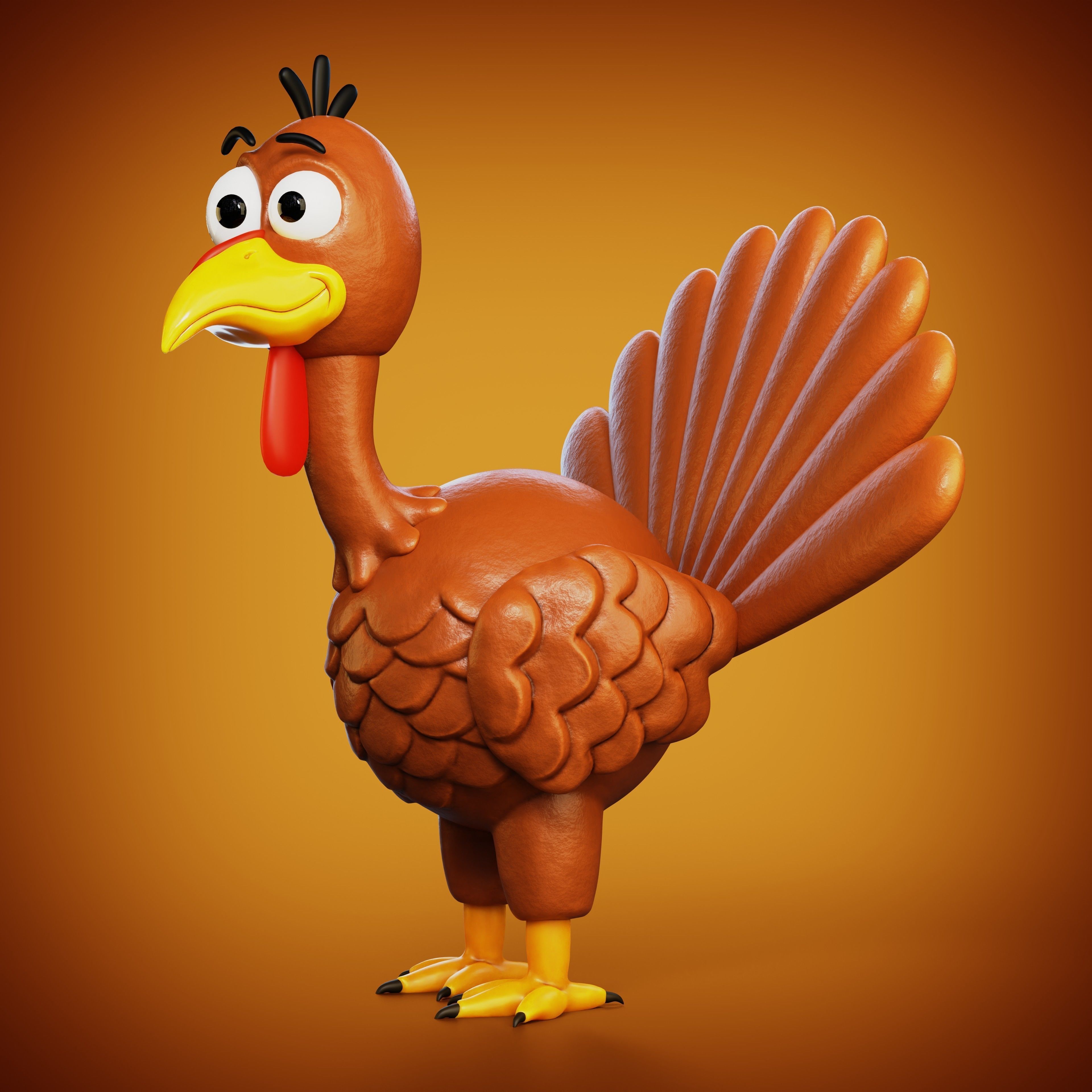 Thanksgiving Turkey 3D model | CGTrader