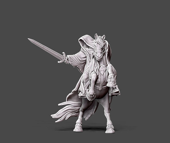wraith rider - 35 mm scale 3D model 3D printable | CGTrader