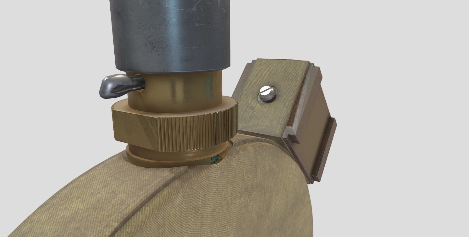 3D model WW2 Japanese Type 99 Anti-tank Mine Hako-Baku-Rai VR / AR ...