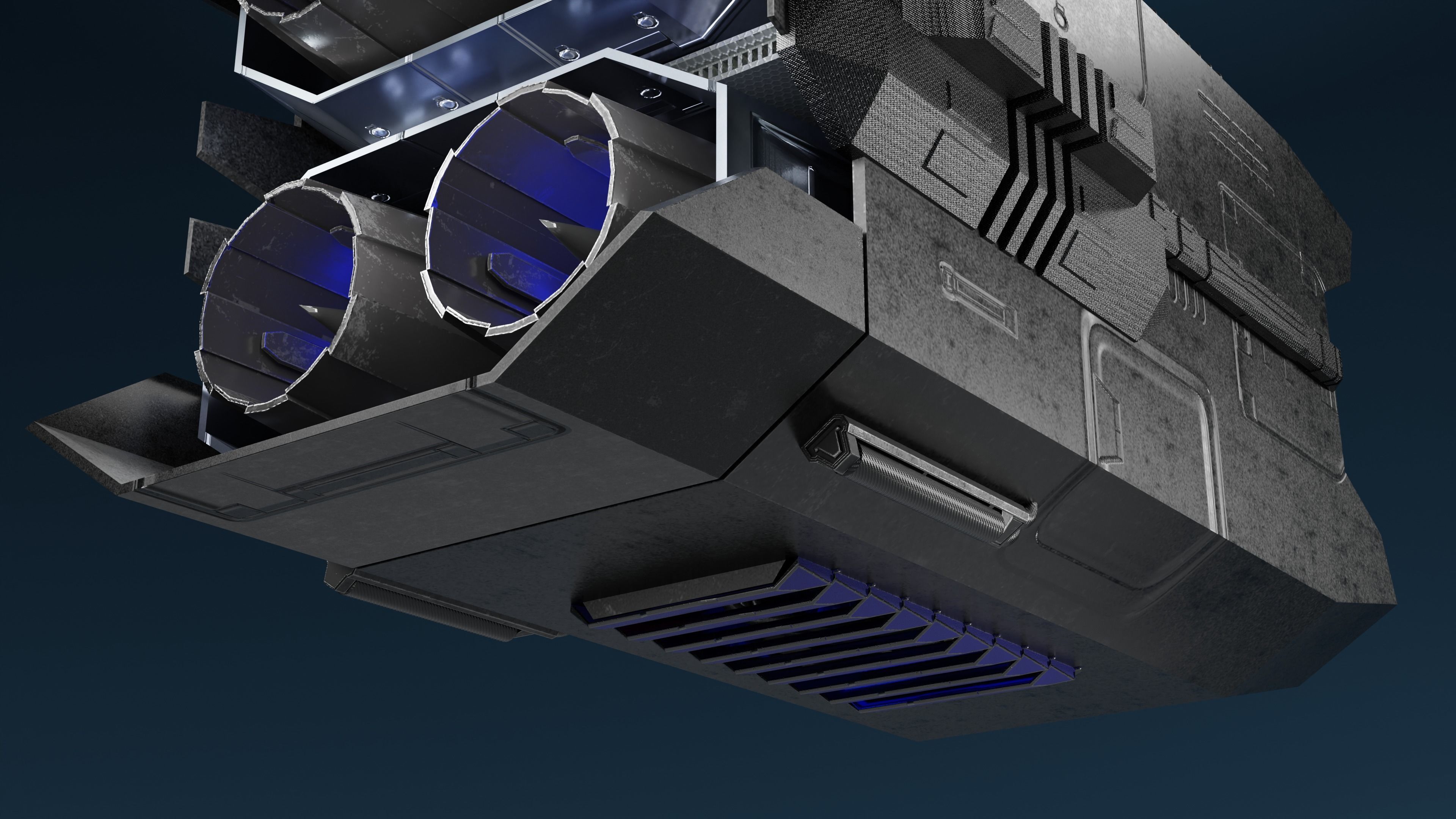 3D model VTOL Engine VR / AR / low-poly | CGTrader