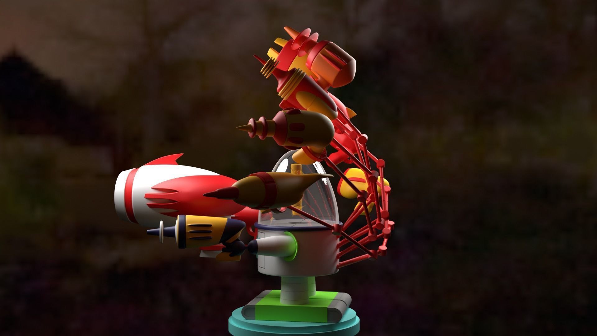 XR - Xperimental Ranger 3D model rigged | CGTrader