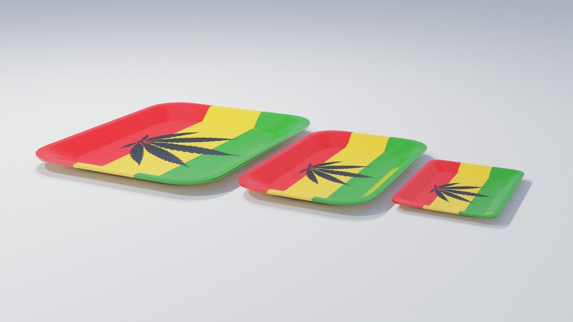 3D model Rolling Trays 4K and 2K VR / AR / low-poly | CGTrader