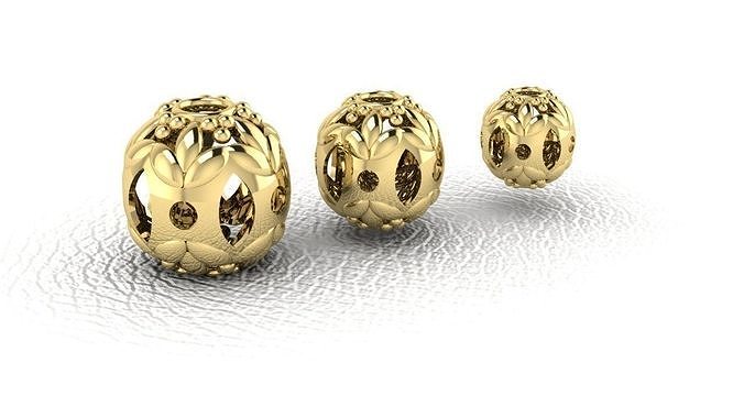 25 Beads 3D model 3D printable | CGTrader