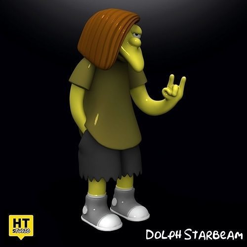 Dolph Starbeam The Simpsons 3D model 3D printable | CGTrader