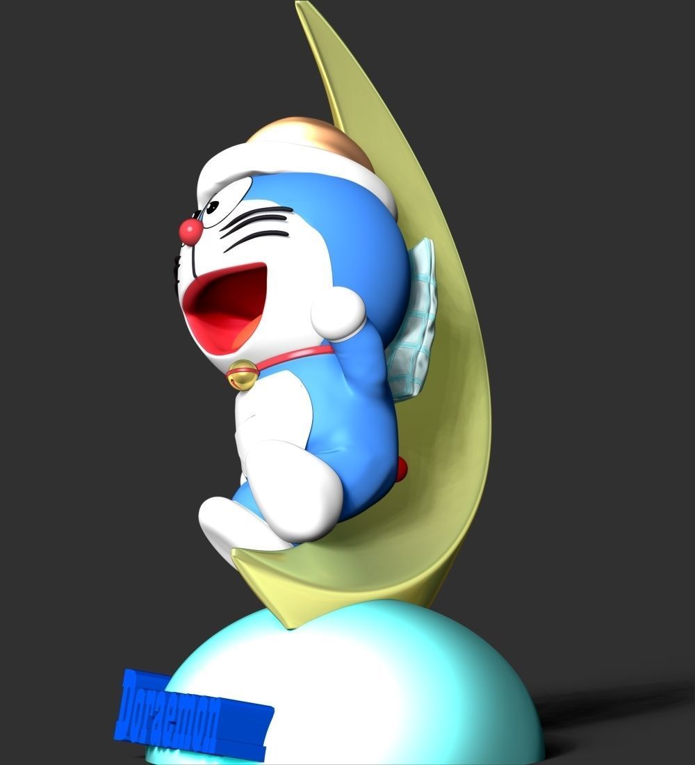 Doraemon - Winter 3D model 3D printable | CGTrader