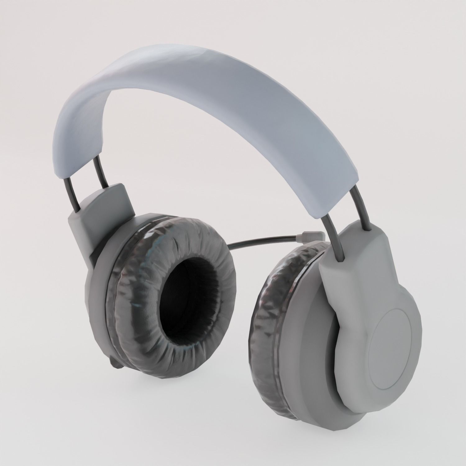 3D model Low-poly Simple Headphones VR / AR / low-poly | CGTrader