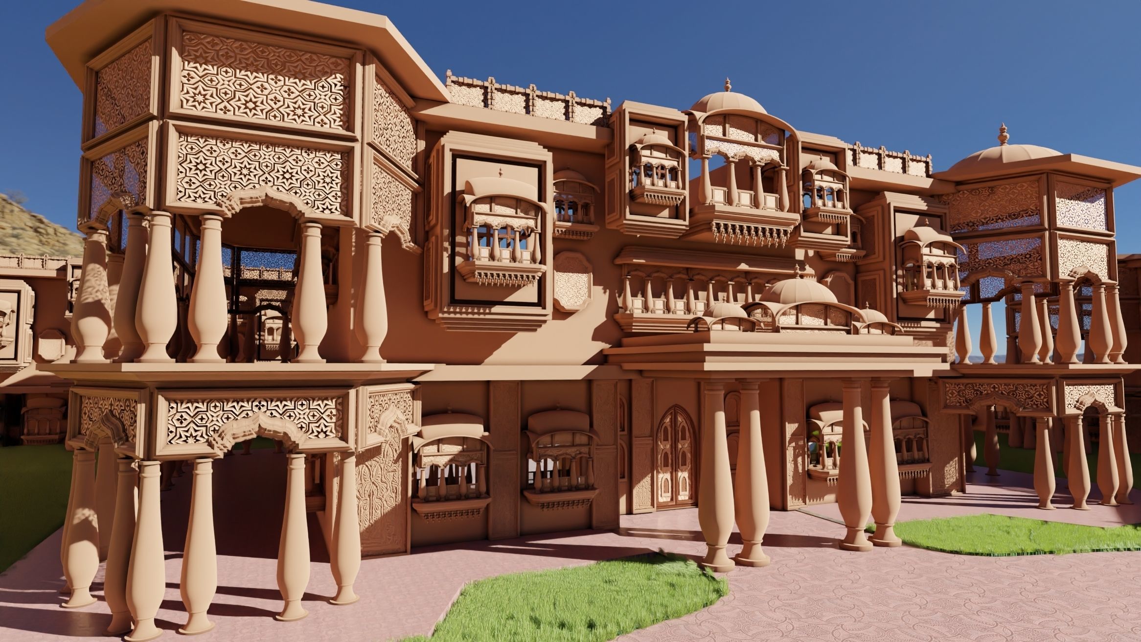 indian Architecture 3D model | CGTrader