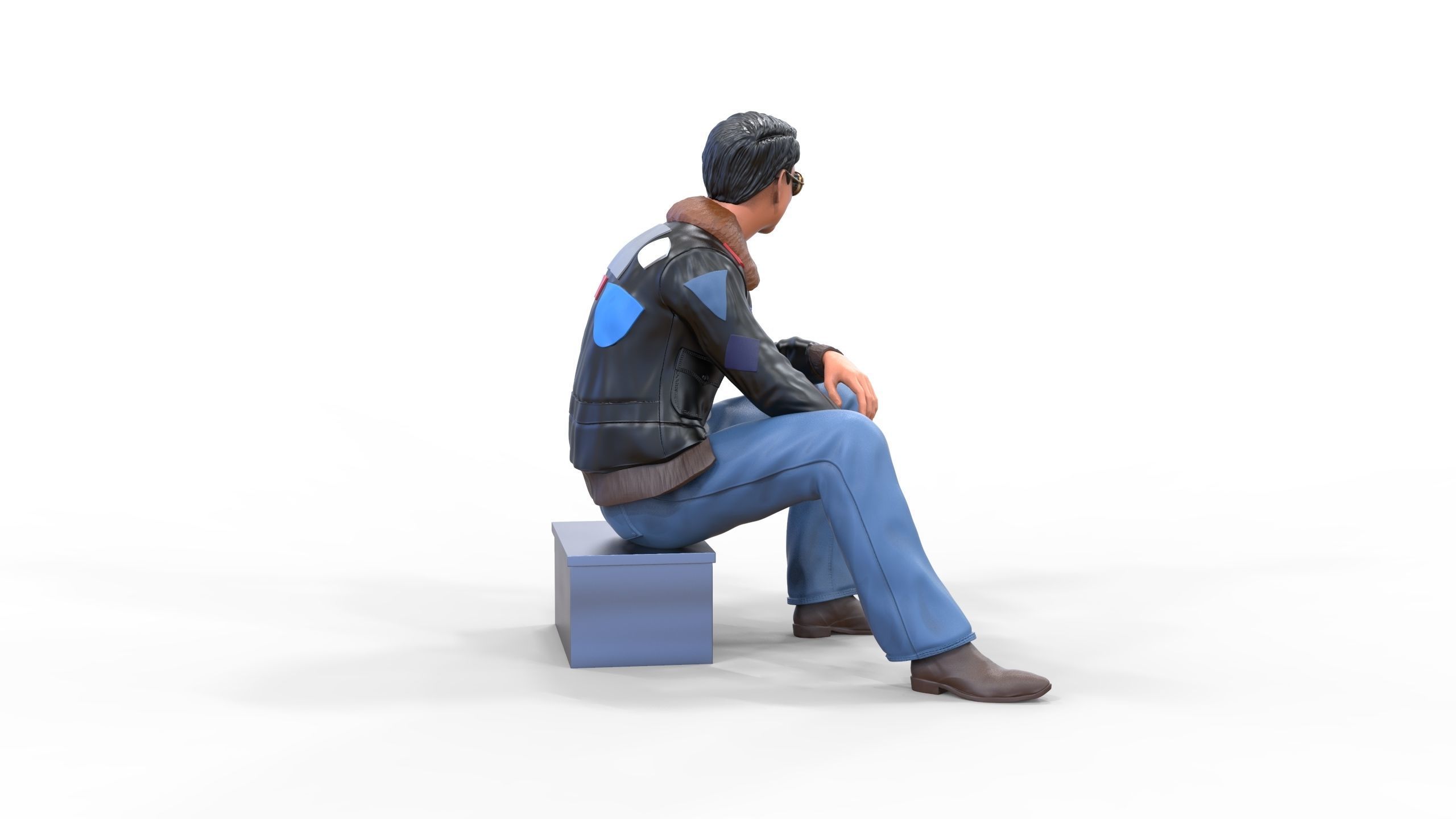 Tom Cruise Top Gun 3D model 3D printable | CGTrader