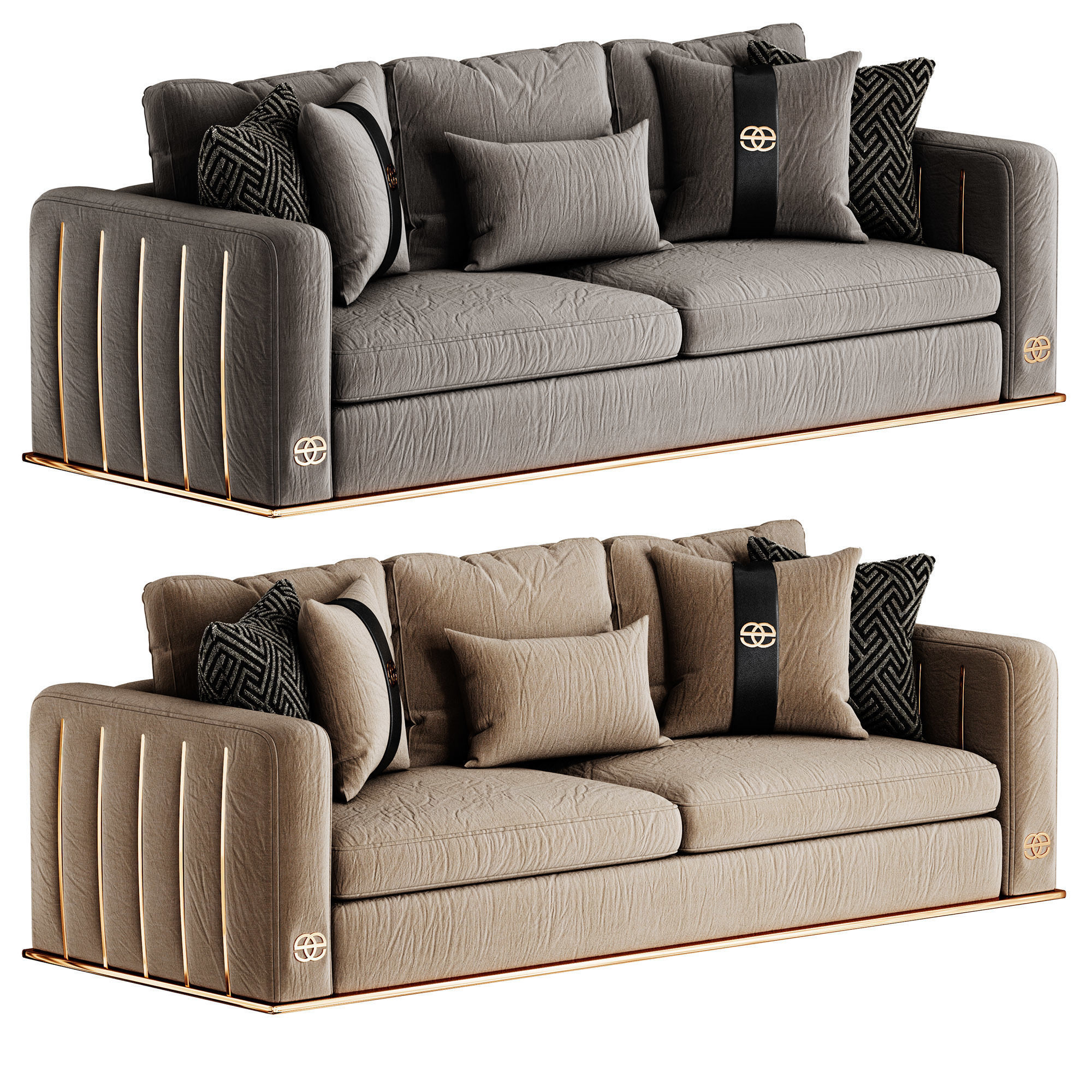 Loren Sofa 3D model | CGTrader