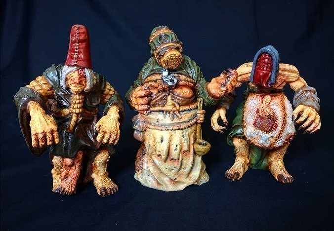 The Witcher 3 Crones of Crookback Bog - Brewess 3D Model 3D model 3D ...