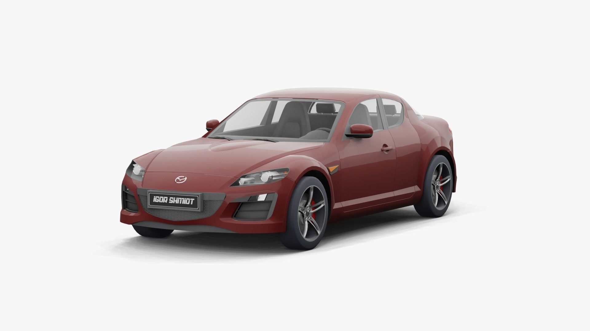 3D model Mazda RX8 2010 lowpoly VR / AR / low-poly | CGTrader