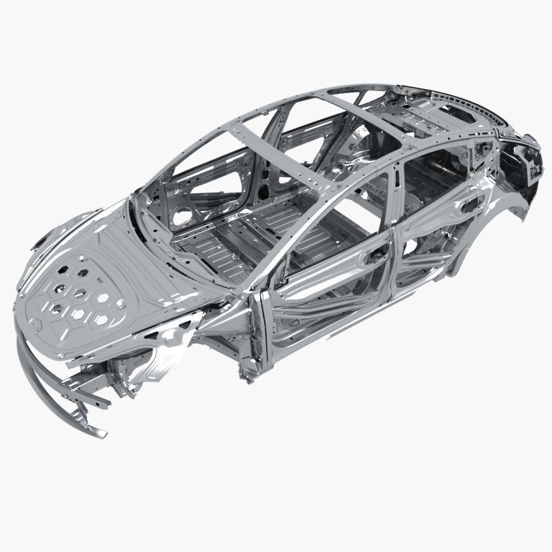 Car frame 3D model | CGTrader
