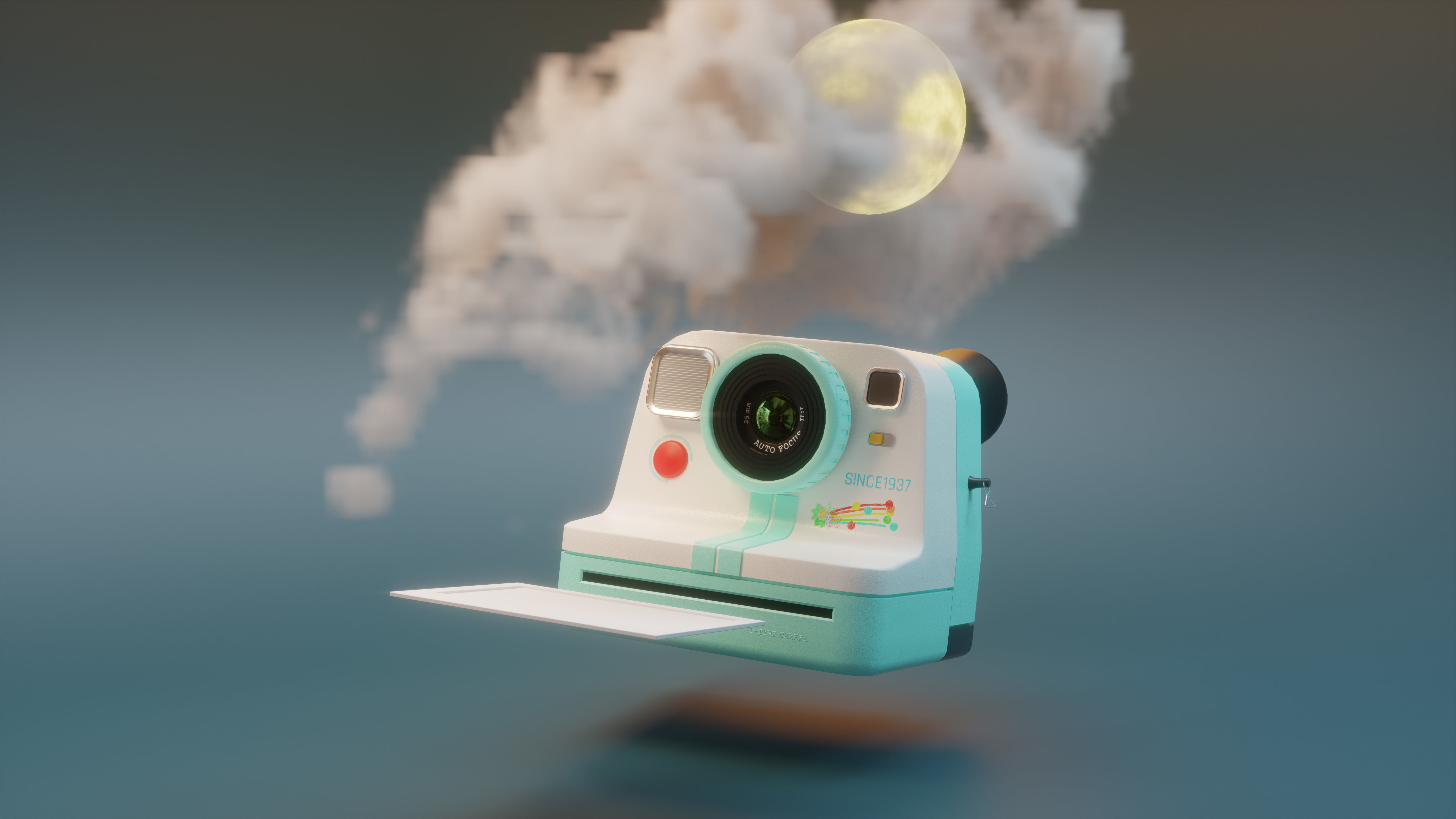 3D model Polaroid camera VR / AR / low-poly | CGTrader