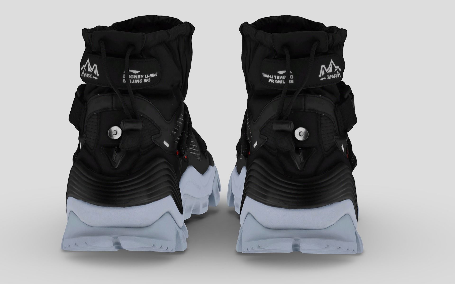 Cyberpunk fashion sneaker 13 Urban Techwear scifi future shoes 3D model ...