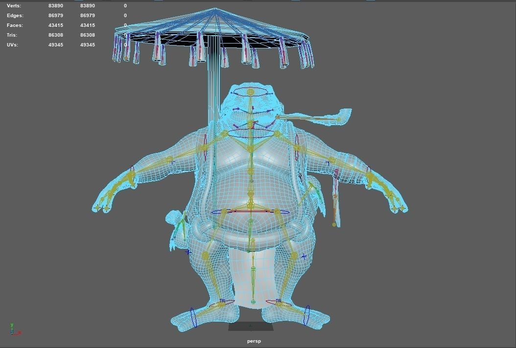 3D model Wandering Toad-Merchant VR / AR / low-poly | CGTrader