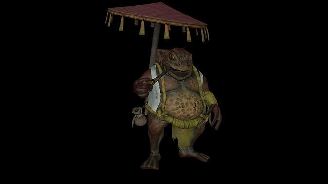 3D model Wandering Toad-Merchant VR / AR / low-poly | CGTrader