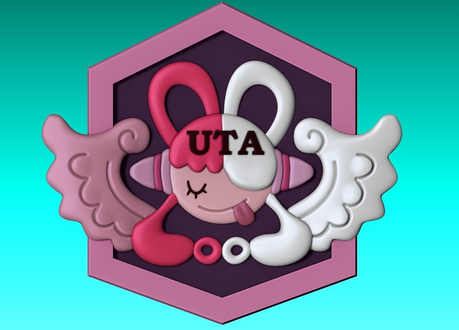 One Piece Uta Logo 3D model 3D printable | CGTrader