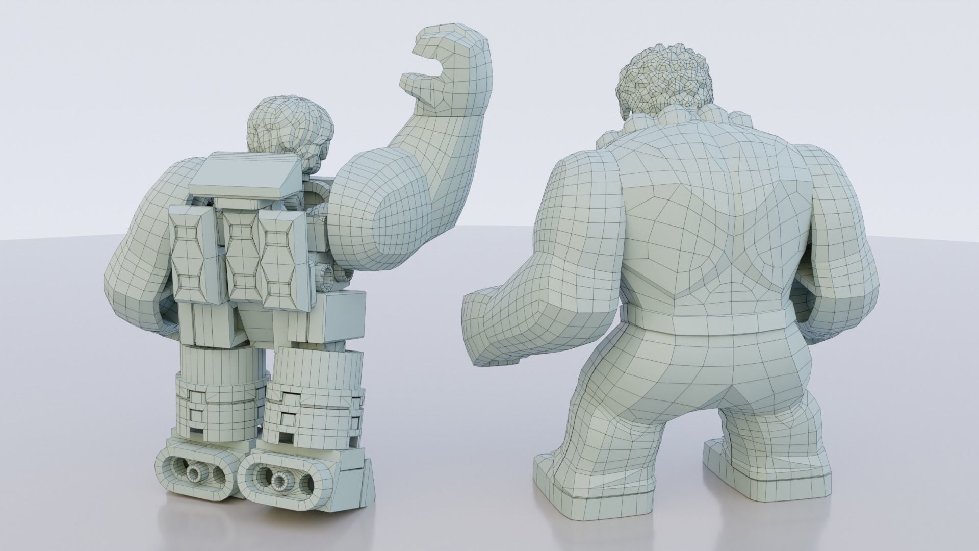 Lego Hulk mini pack 3D model | CGTrader