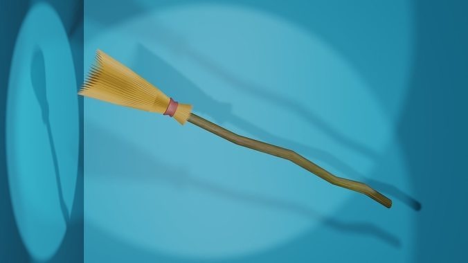 Flying Broom 3D model | CGTrader