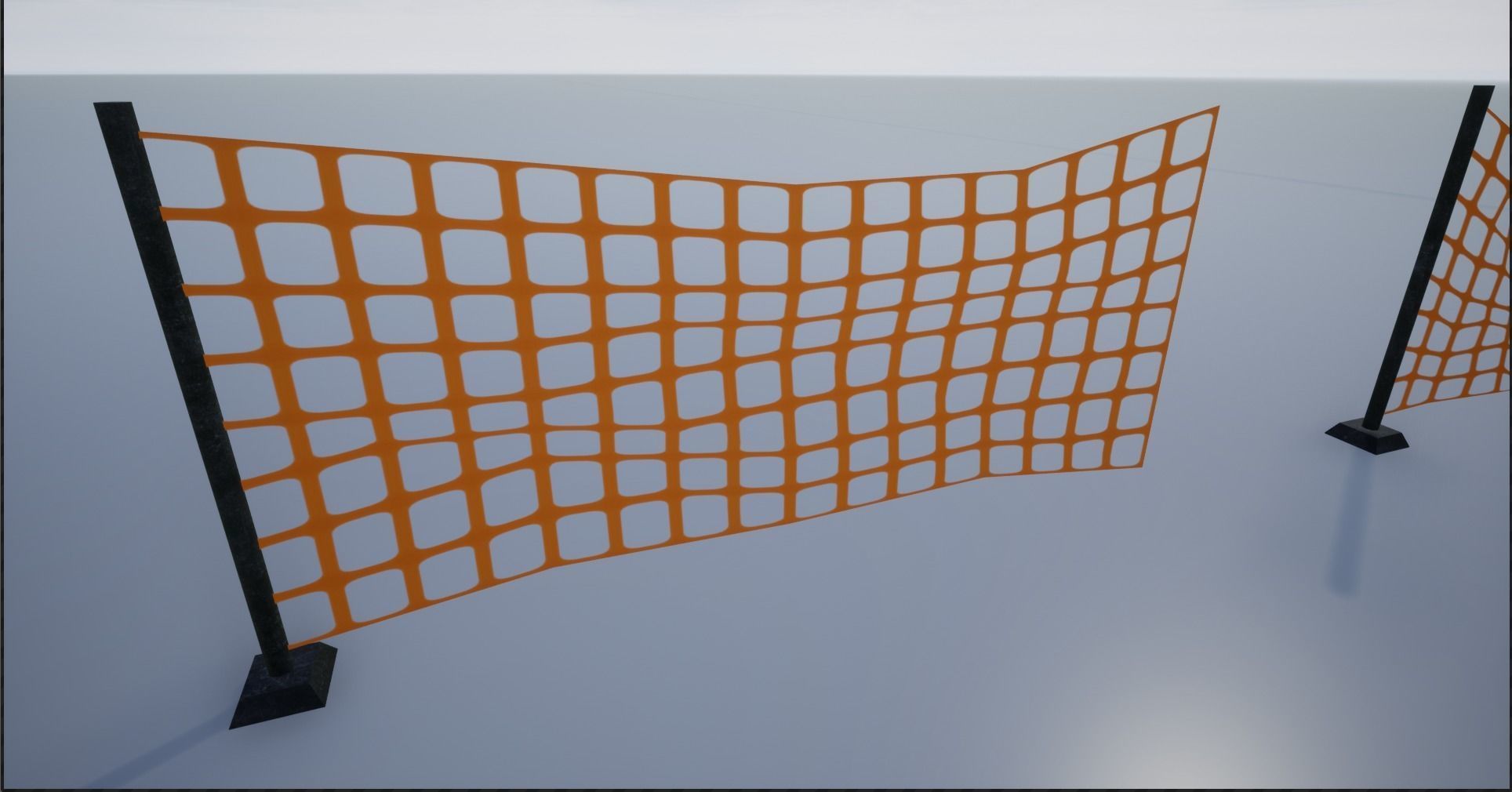 3D model Modular Safety Net Fences VR / AR / low-poly | CGTrader