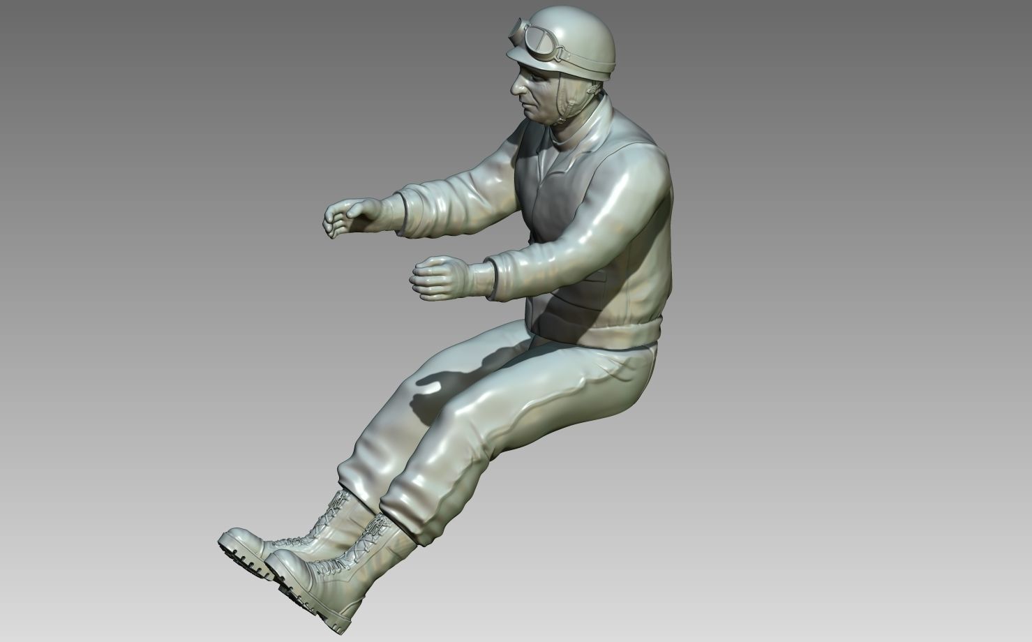 Fangio Racer 3D model 3D printable | CGTrader