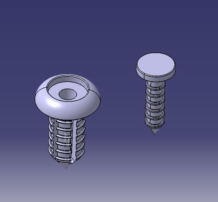 Push Retainer Blind Rivet 3D model 3D printable | CGTrader