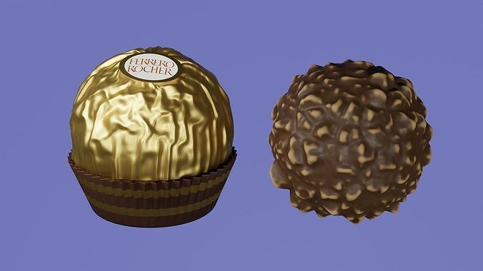 Chocolate Ferrero Rocher 3D model | CGTrader