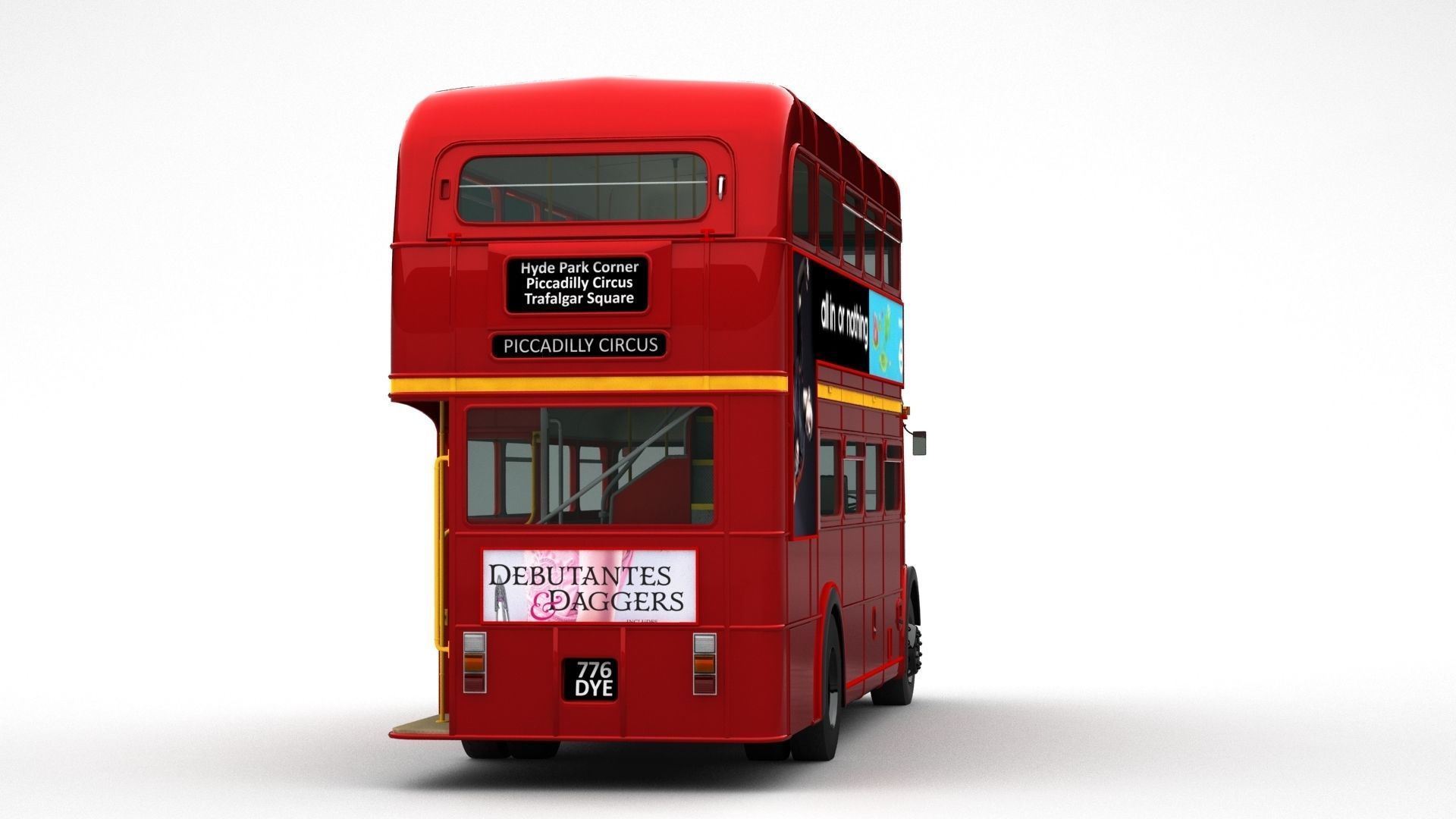 London Double Decker Bus 3D model | CGTrader