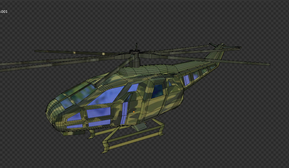HELICOPTER plain 3D model animated | CGTrader
