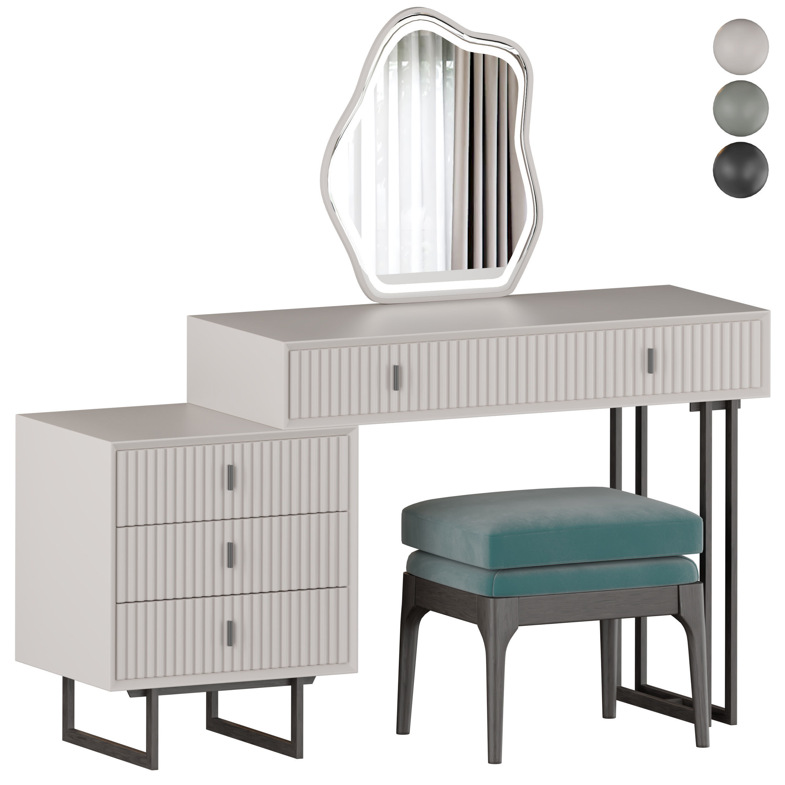 20 dressing table 3D model | CGTrader