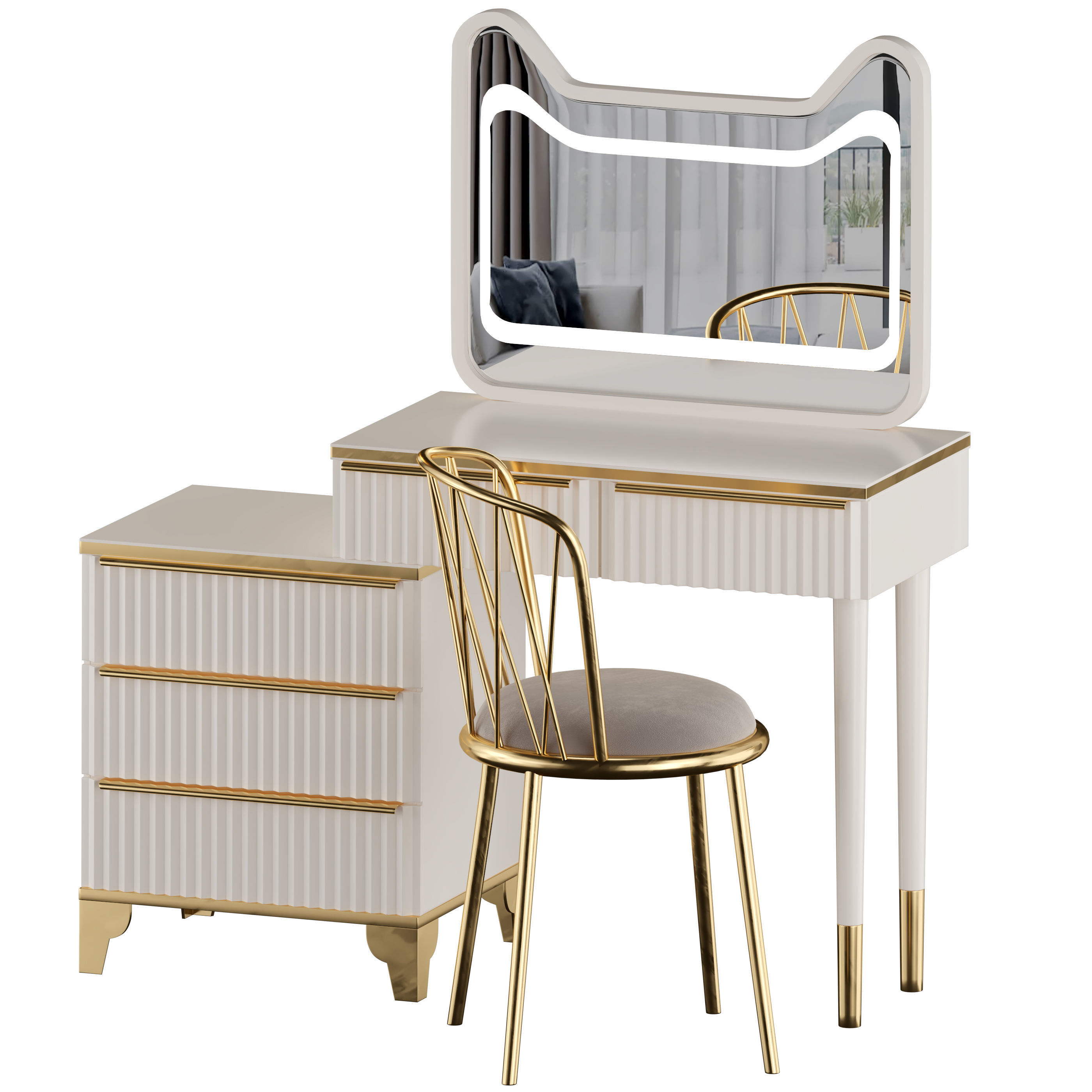 20 dressing table 3D model | CGTrader