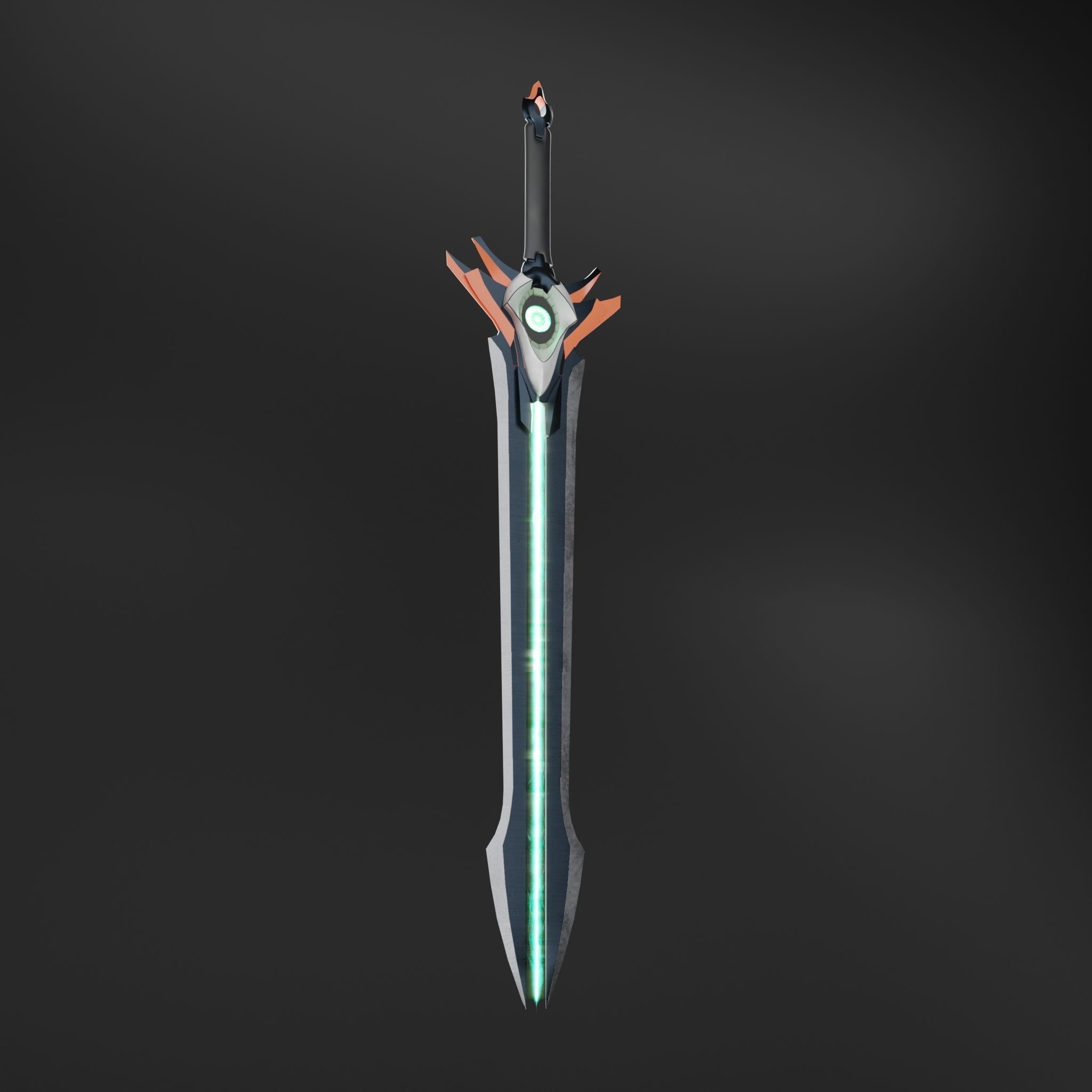 3D model Magic Futuristic Sword VR / AR / low-poly | CGTrader