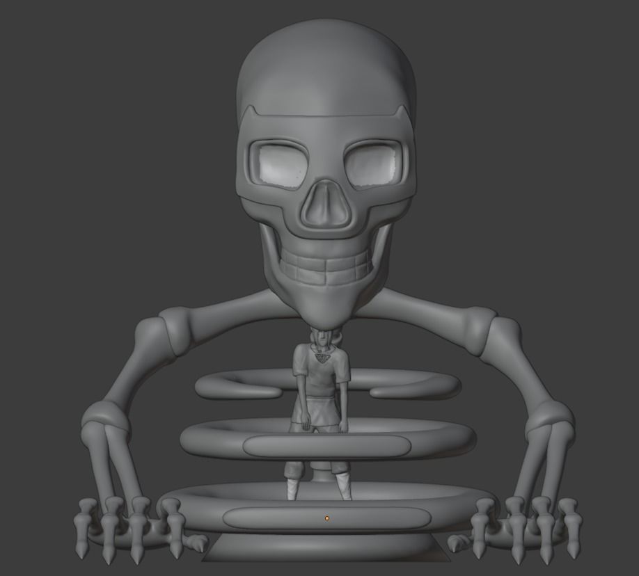 Itachi 3D print model skeleton free 3D model 3D printable | CGTrader