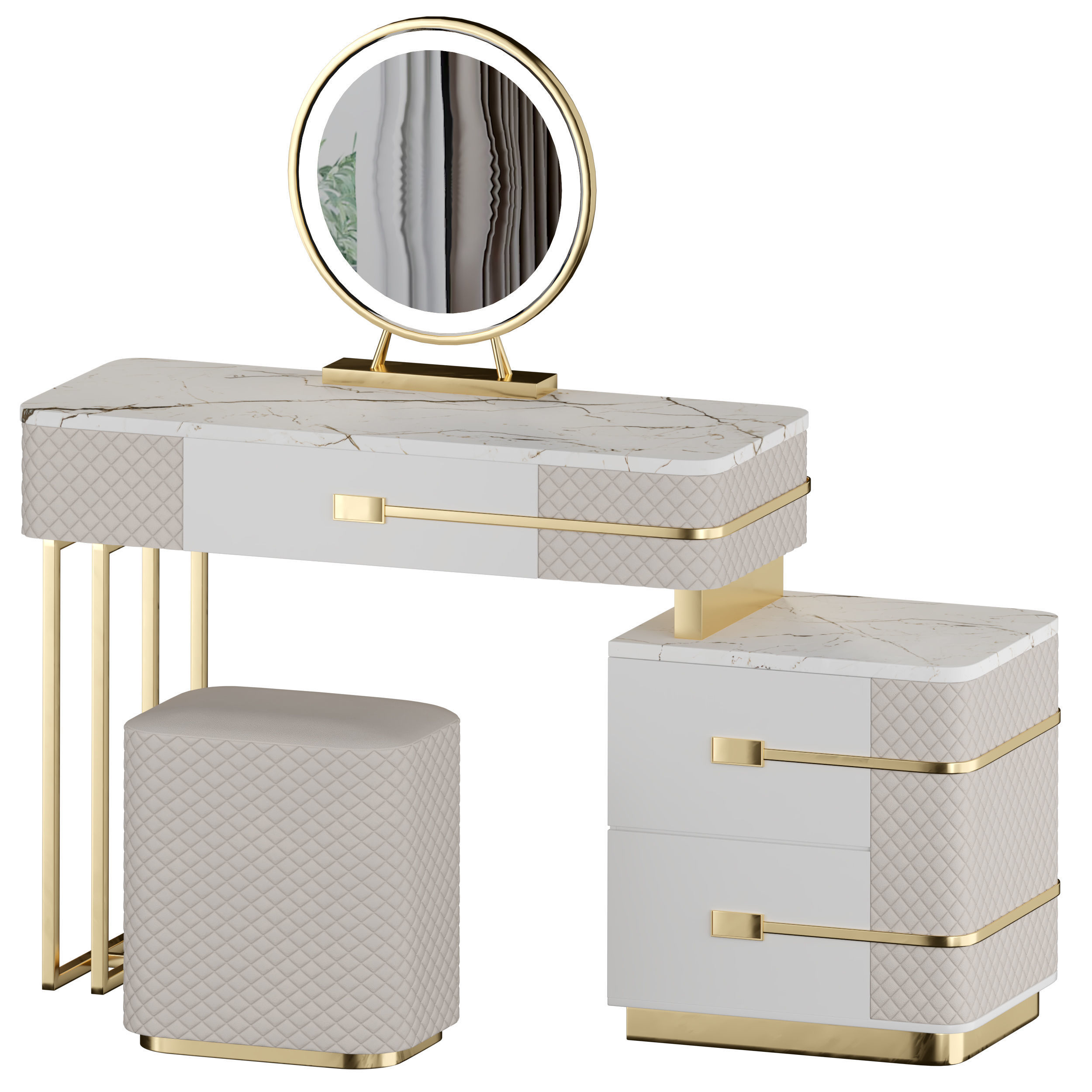 COLETTE Modern Vanity Set 3D model | CGTrader