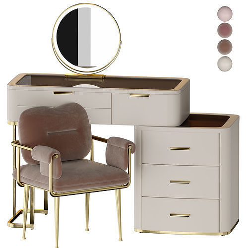 DOROTHY Modern Vanity Set 3D model | CGTrader
