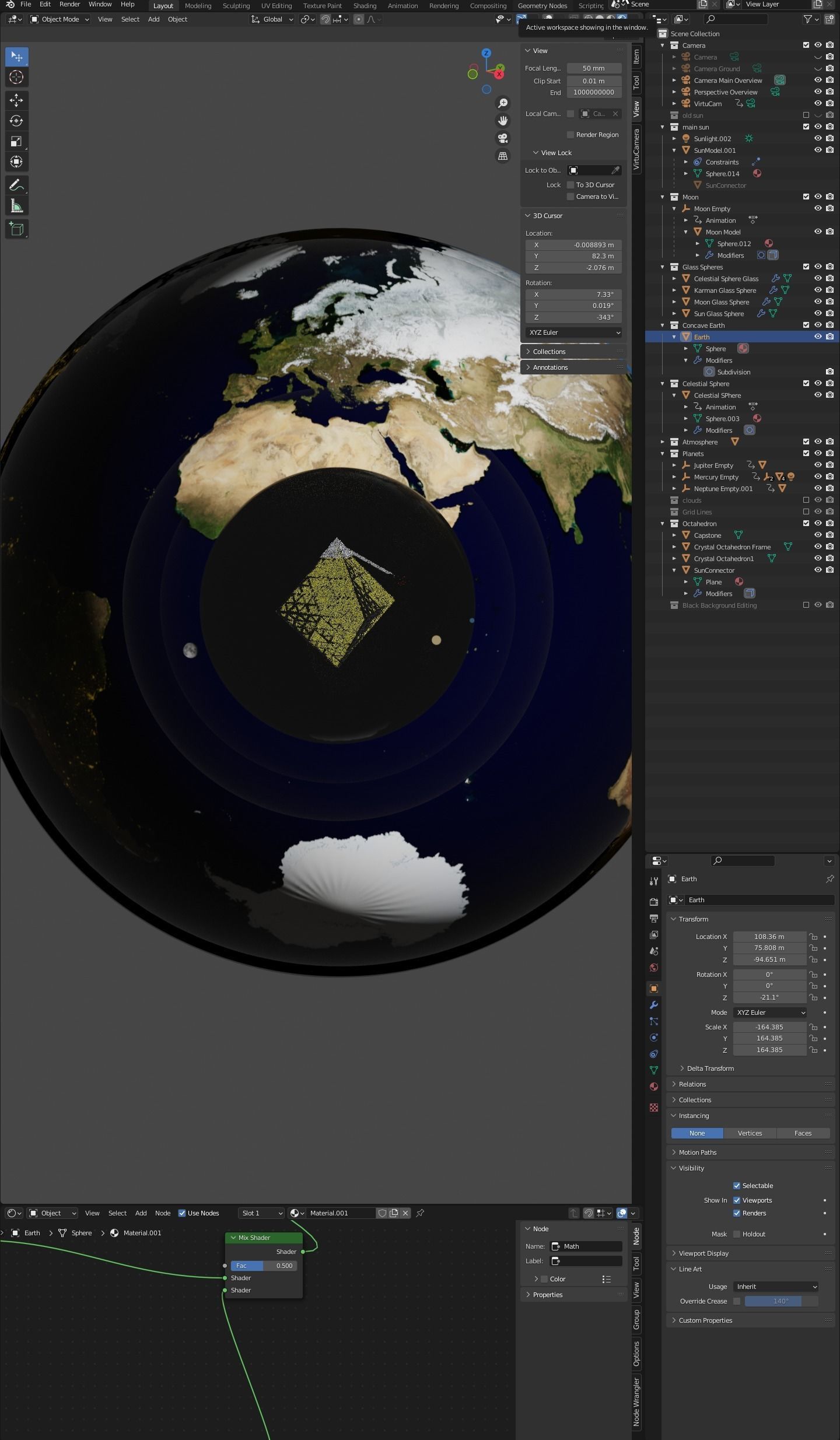 Free Basic Concave Earth Model V2 Includes extra added elements free 3D ...