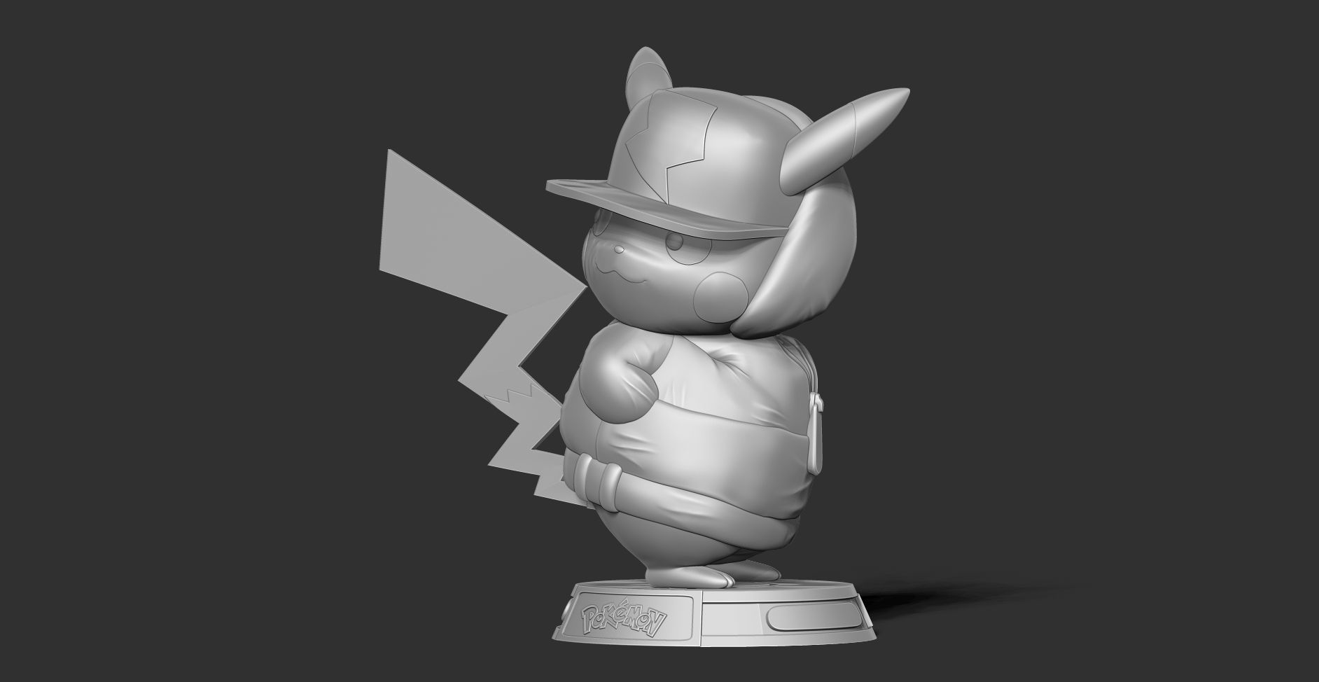 Pikachu Hip-hop 3D model 3D printable | CGTrader