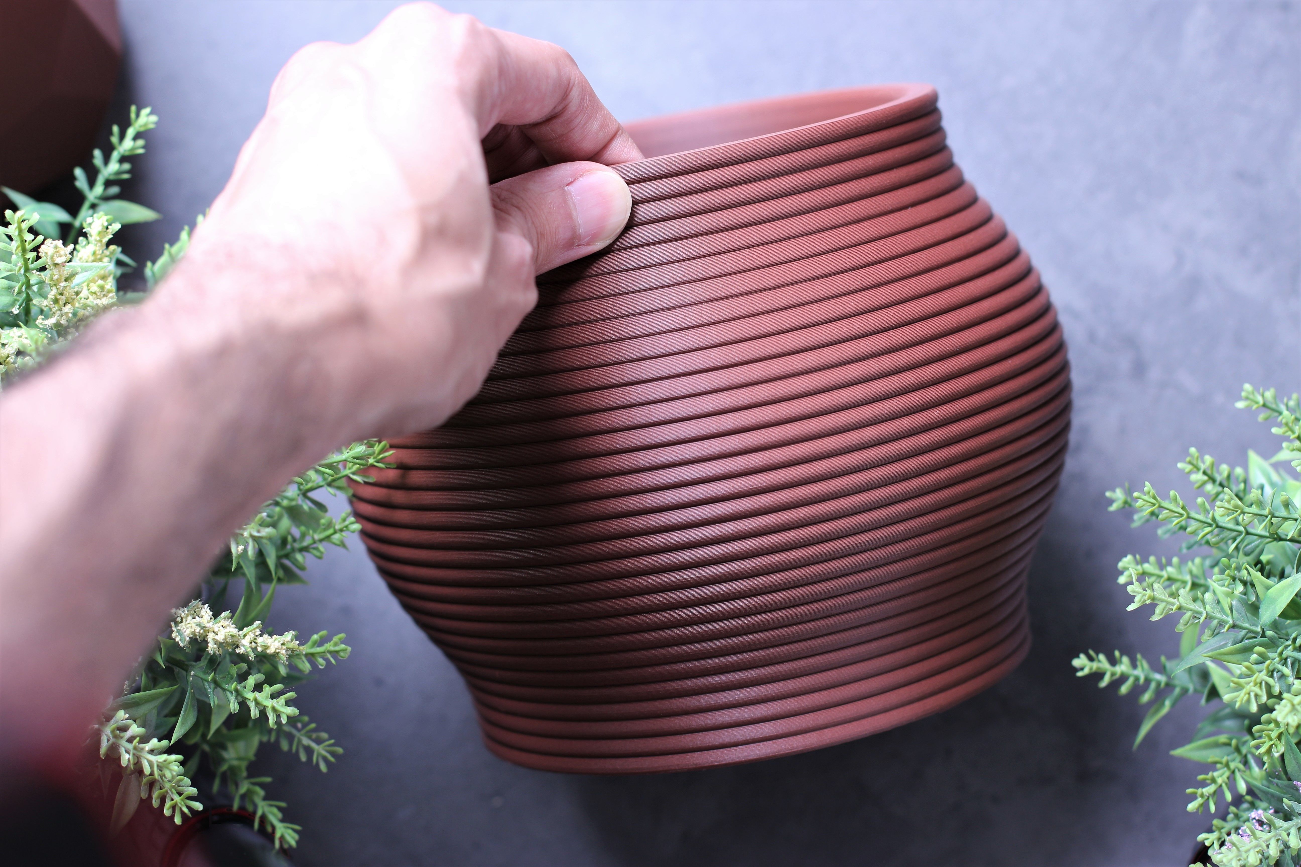 Arabic Layered Vase 3D model 3D printable | CGTrader
