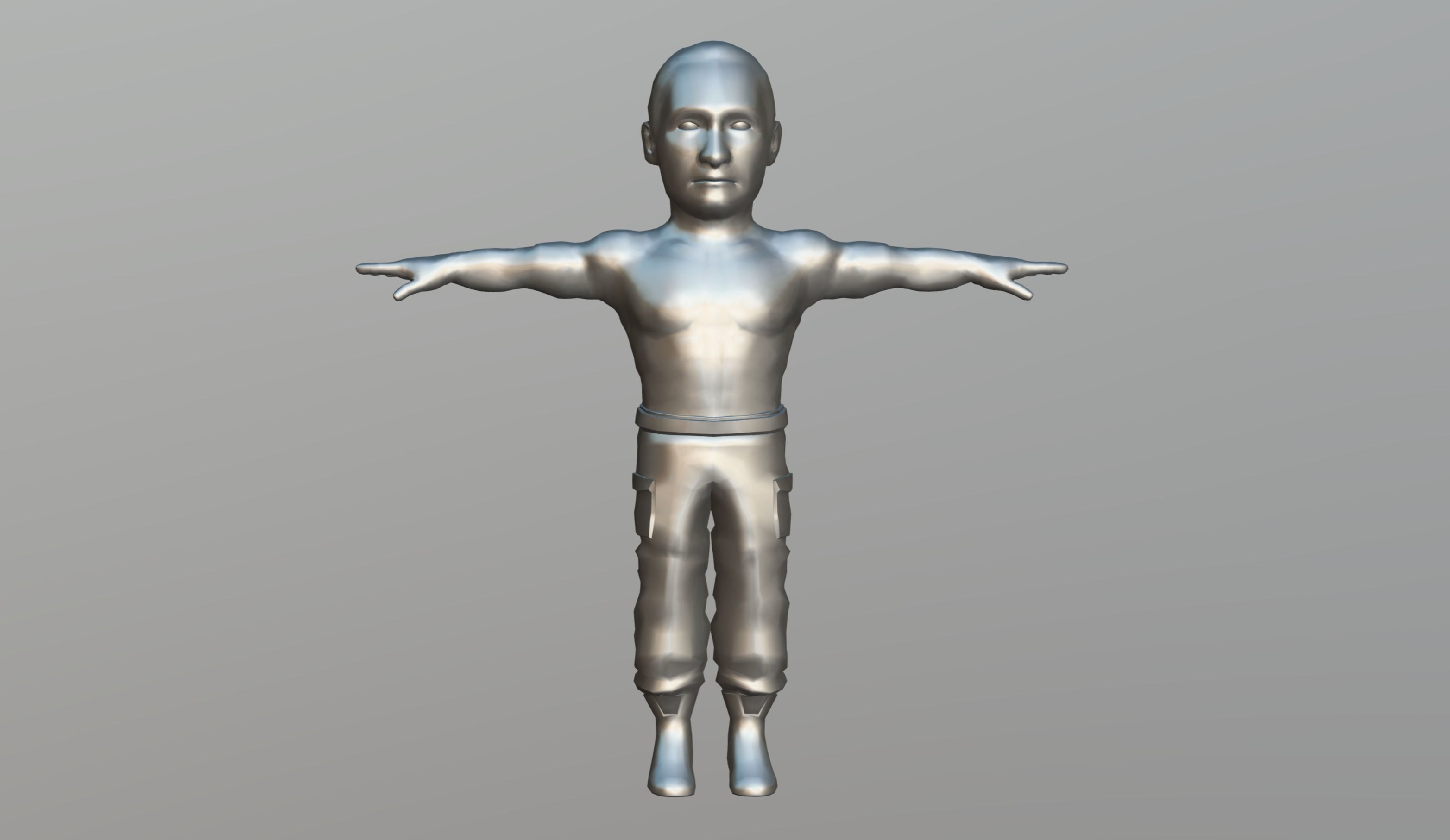 3D model Cartoon Putin VR / AR / low-poly rigged animated | CGTrader