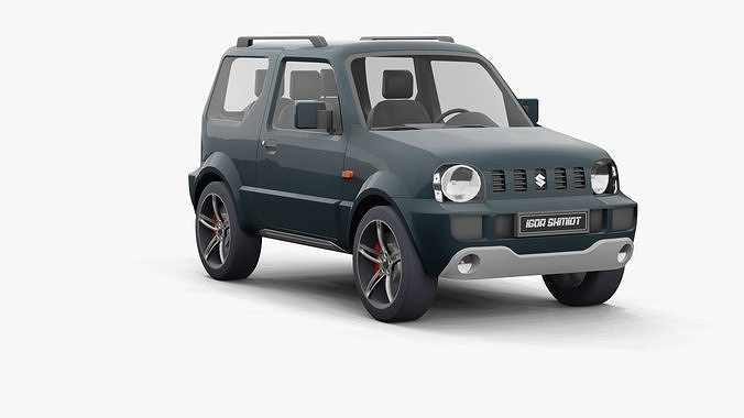 3D model Suzuki Jimny 2007 lowpoly VR / AR / low-poly | CGTrader