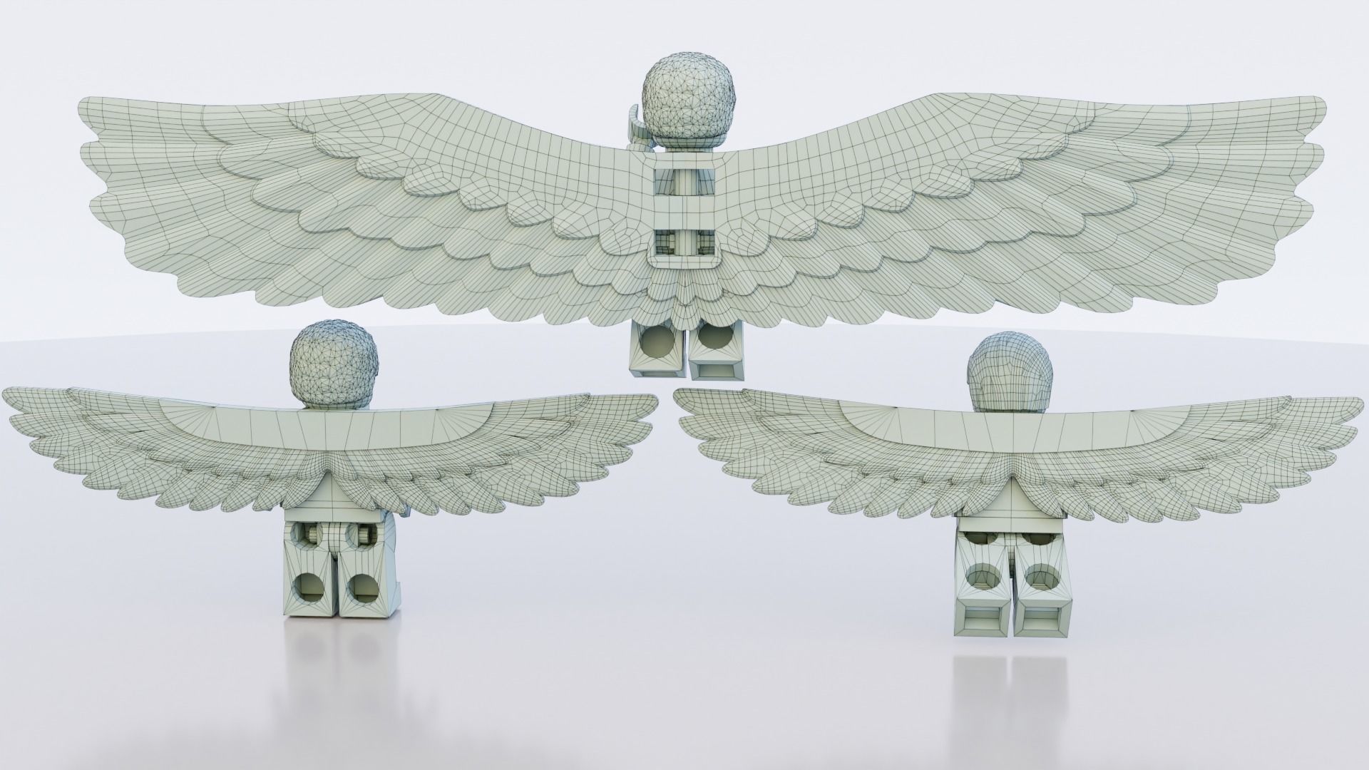 Lego Rhodey and Falcon mini pack 3D model | CGTrader