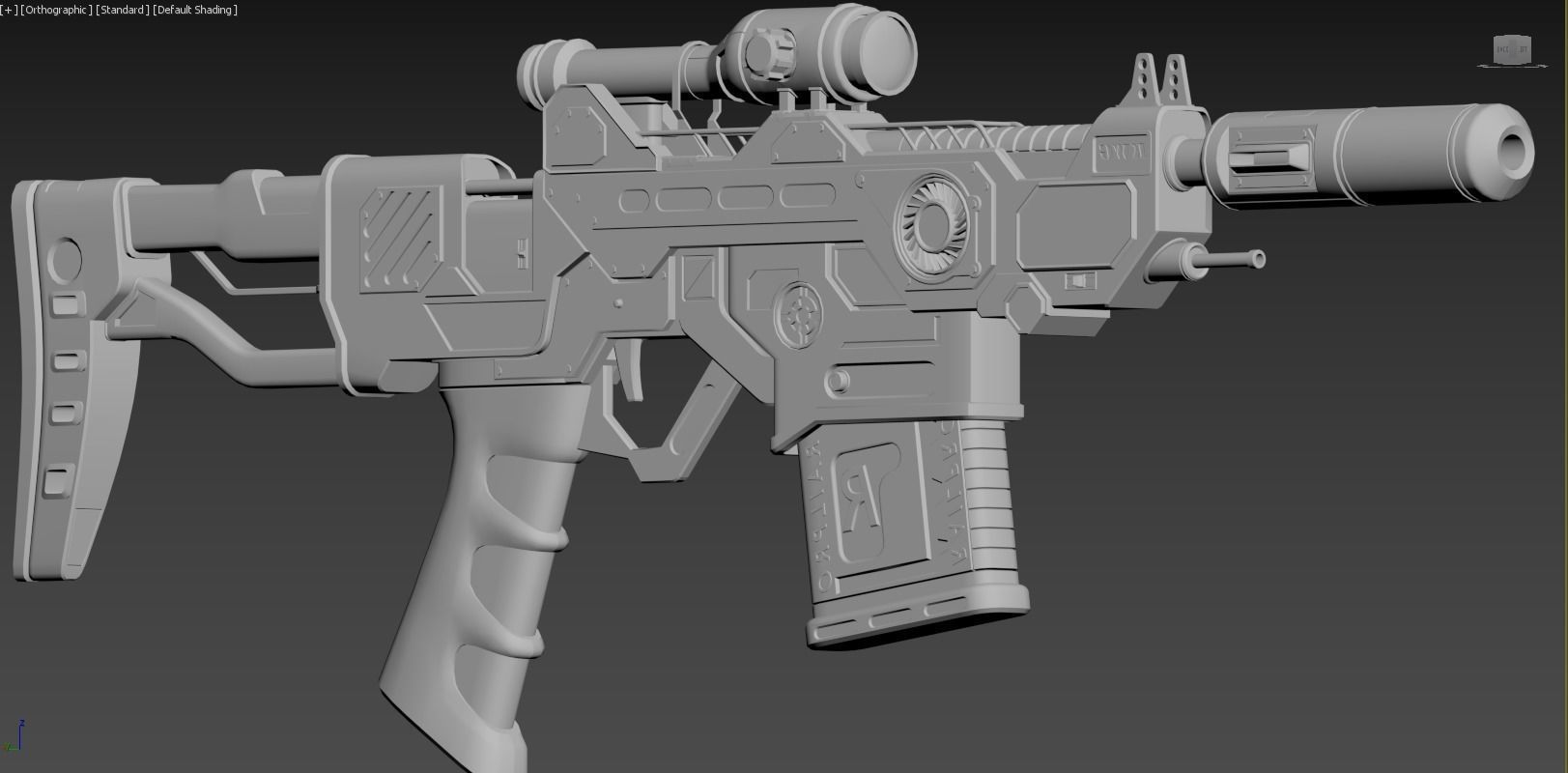 Assualt Rifle 3D model | CGTrader
